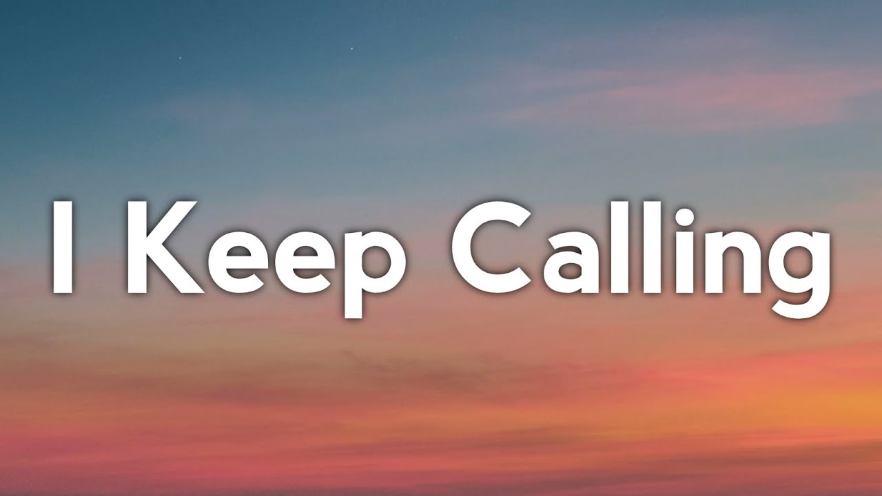 James Blake - I Keep Calling (Lyrics) - YouTube