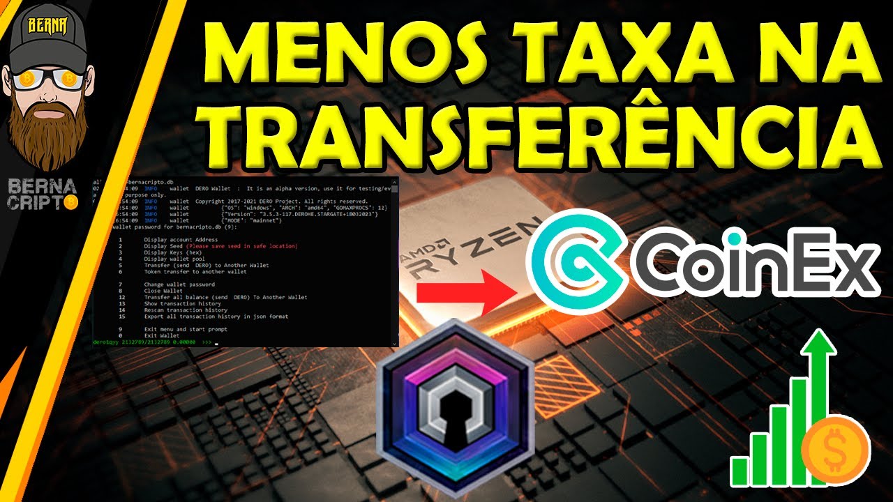 PAGUE O MÍNIMO DE TAXA PARA TRANSFERIR DERO, DA CLI PARA CORRETORA COM ESSES COMANDOS - BERNA ...