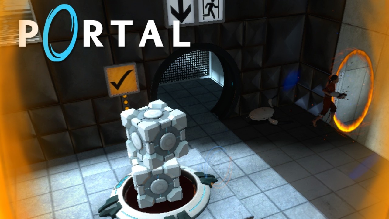 Playing Portal For The First Time! - YouTube