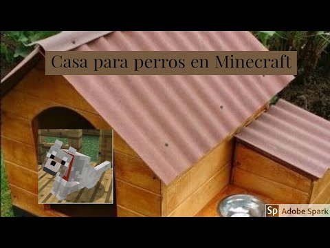 Casa para perros en Minecraft - YouTube
