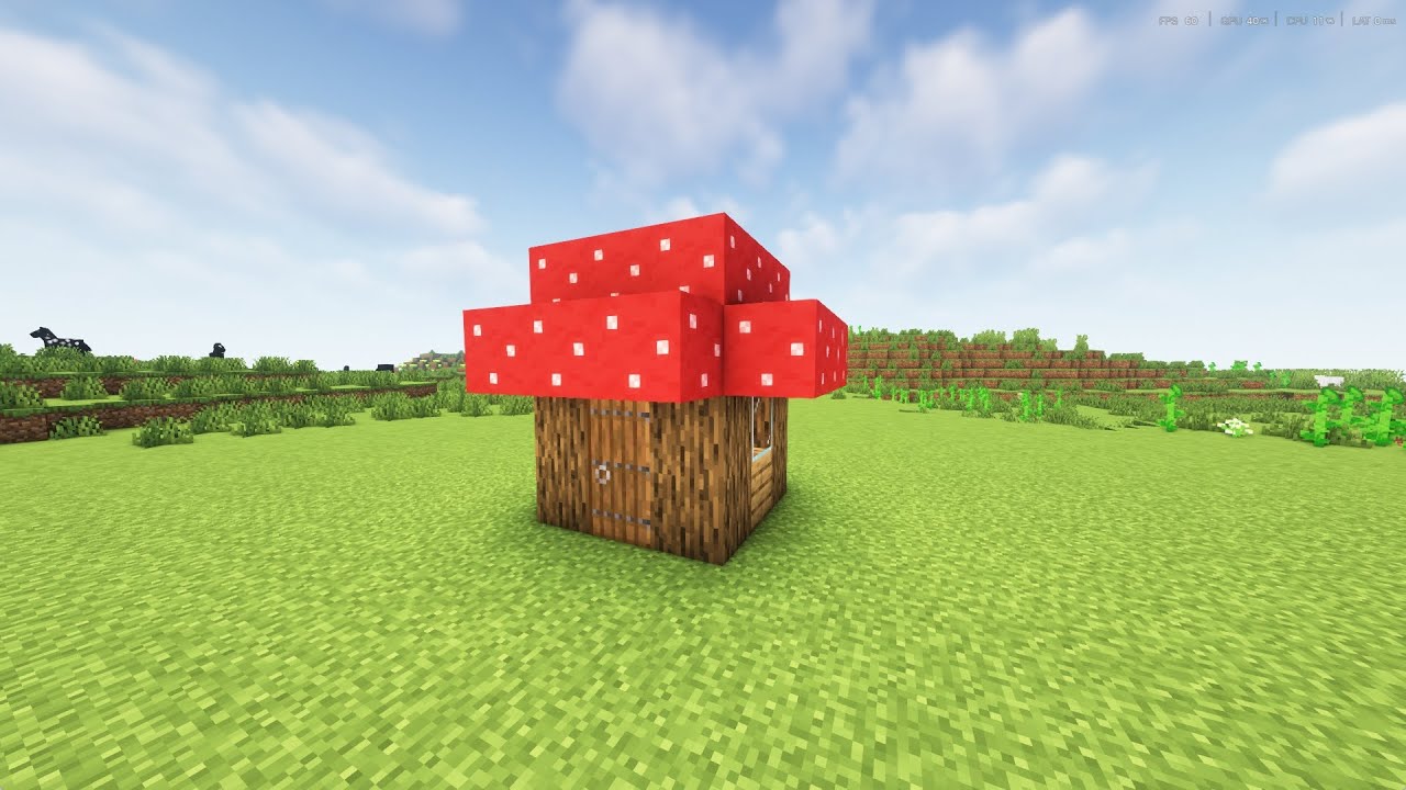 Minecraft Mini Mushroom House Tutorial - YouTube