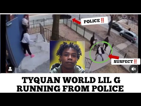 Tyquan World Lil G RUNNING From Police Caught On Camera, Kids Tried To ...