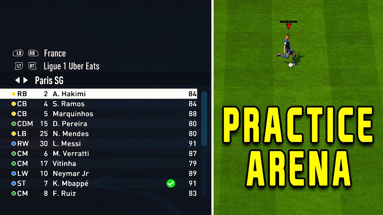 HOW TO CHANGE PRACTICE ARENA PLAYER! FIFA 23 - YouTube