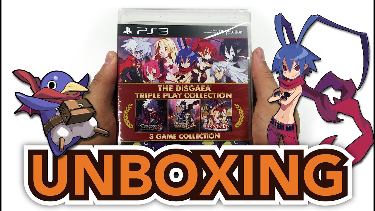 The Disgaea Triple Play Collection (Playstation 3) Unboxing!! - YouTube