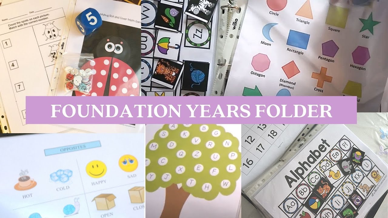 Interactive Learning Folder for Preschool (3–4 Year Olds) | Pre-K ...