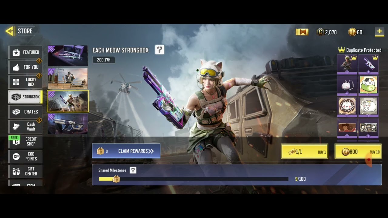 These odds are terrible (CODM Urban Tracker "Each Meow" Strongbox draw ...