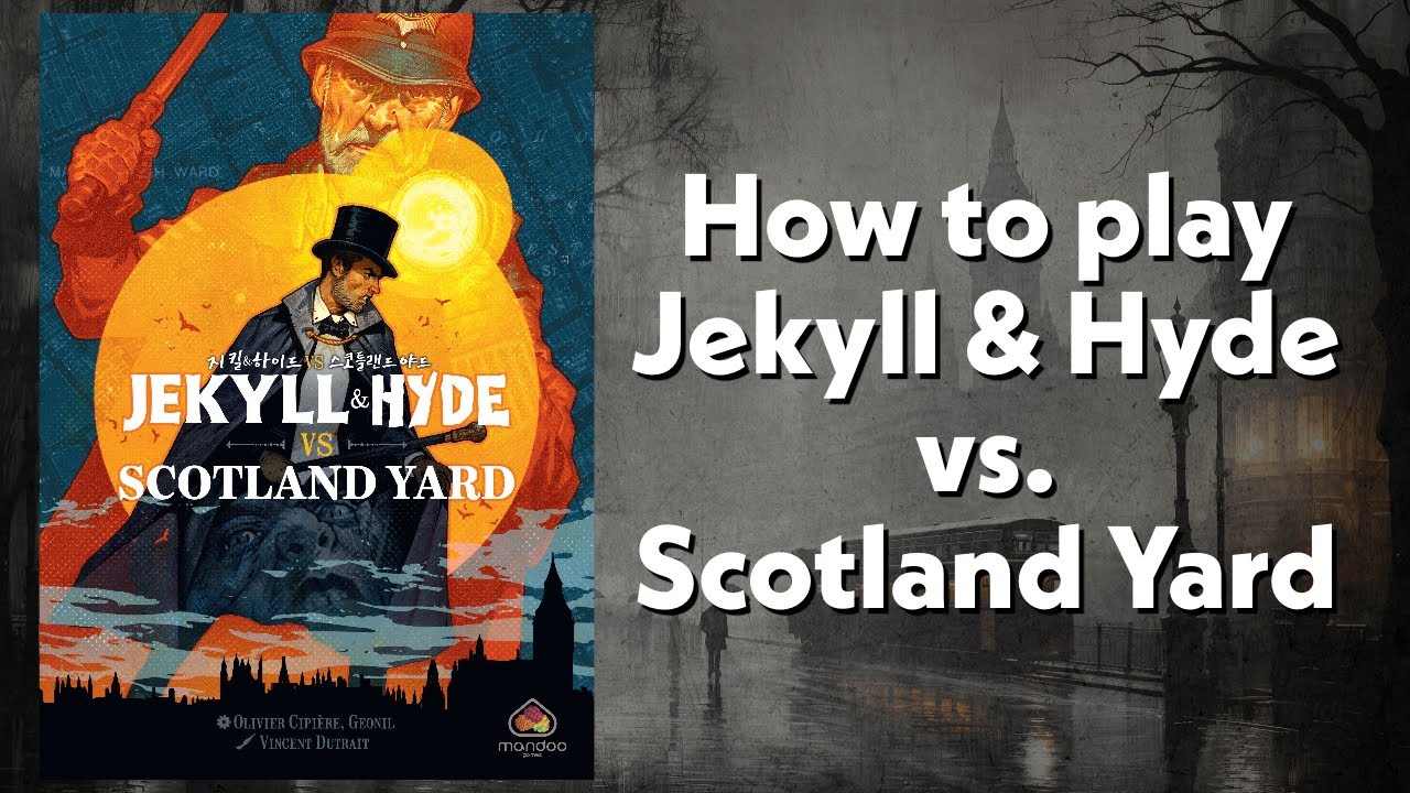 How to play interview with Mandoo Games about Jekyll & Hyde vs Scotland Yard at Spiel 2023 - YouTube
