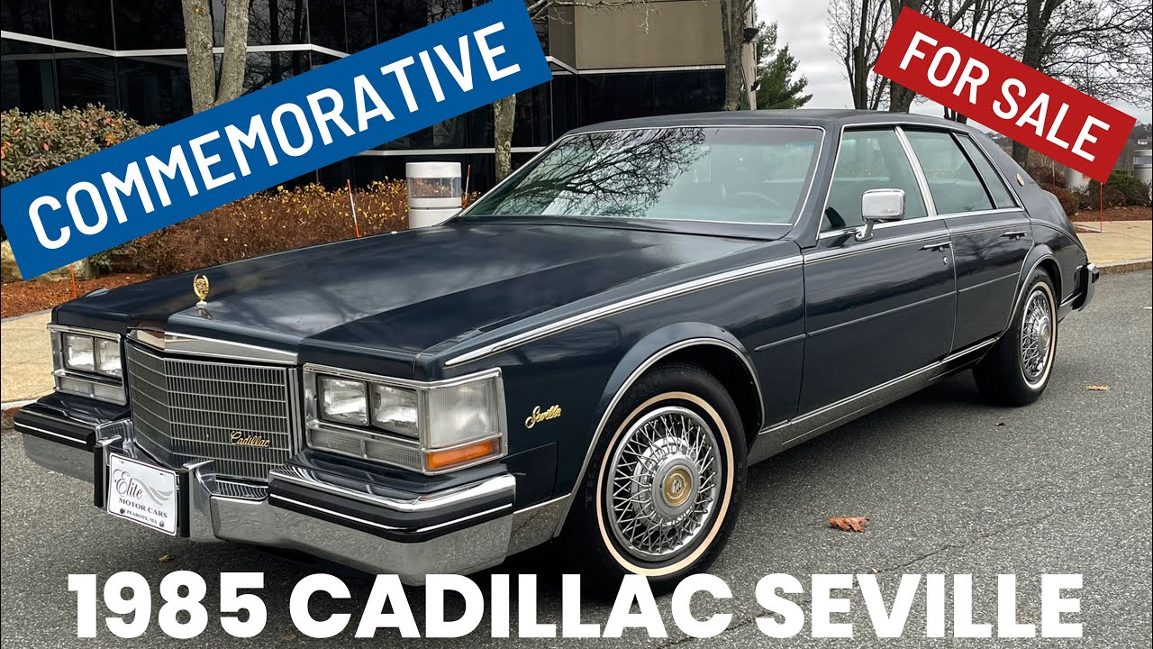 Ultra Rare! 1985 Cadillac Seville Commemorative Edition By Elite Motor ...