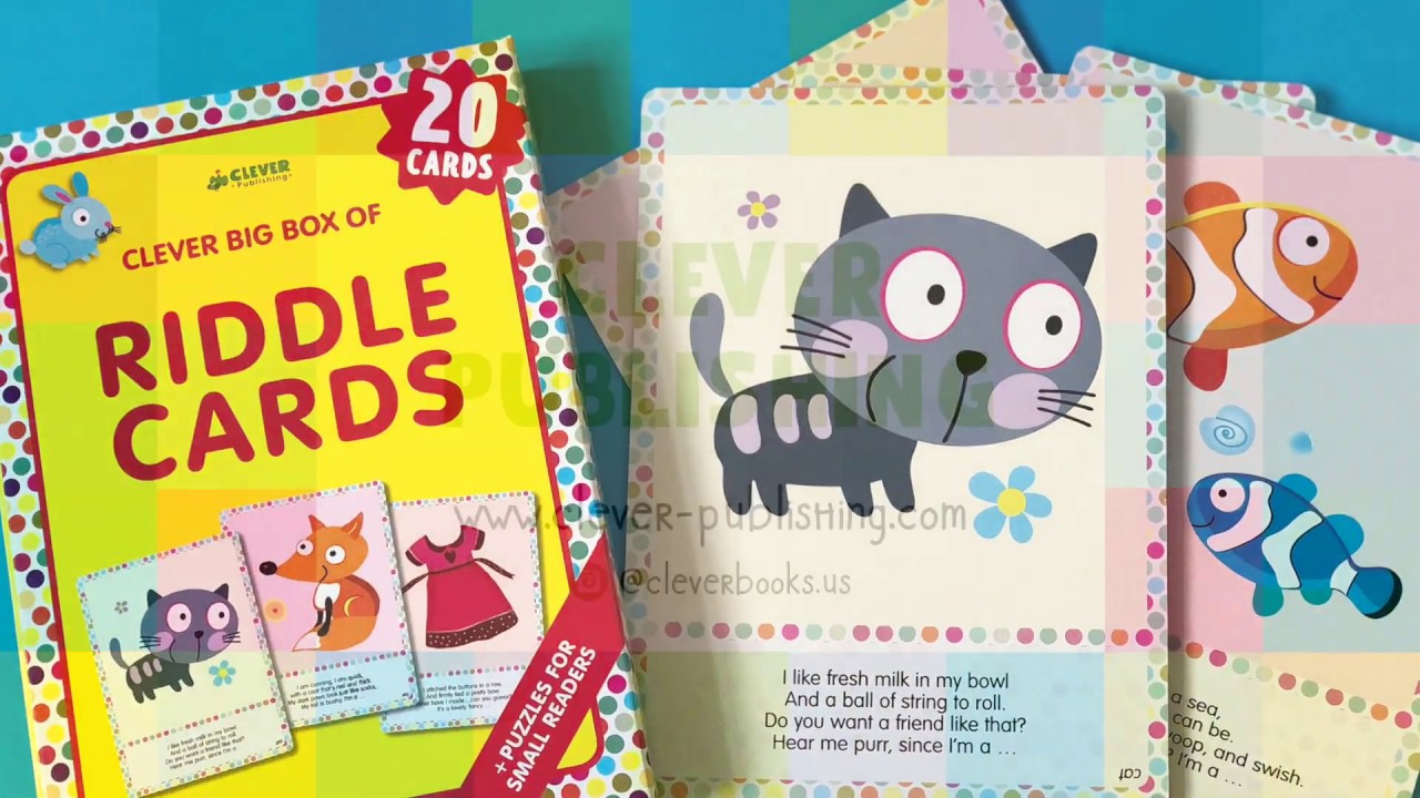 Riddle Cards: 20 educational flash cards in a gift box! - YouTube