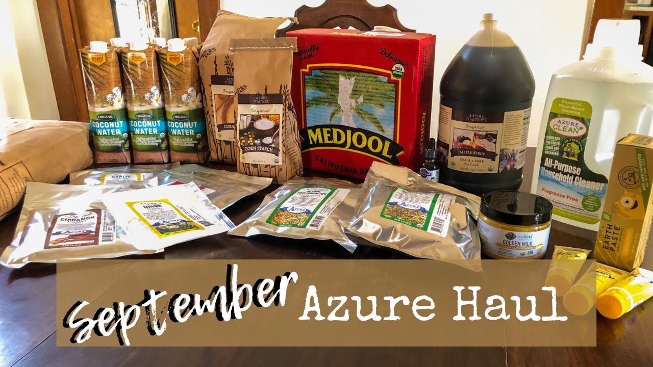 September 2023 Bulk Food Haul | AZURE STANDARD - YouTube