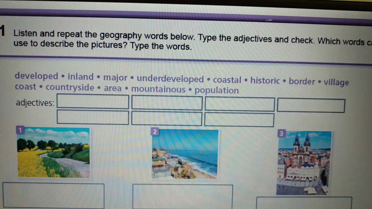 4 geography words - YouTube