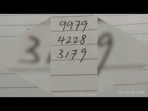 1-9-24 Today Prediction Magnum,Damacai,Toto,Singapore 4D Lucky Number ...
