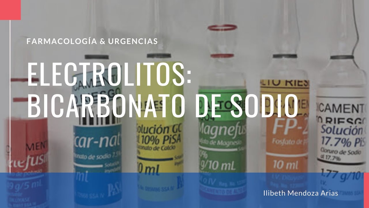 Bicarbonato De Sodio Inyectable