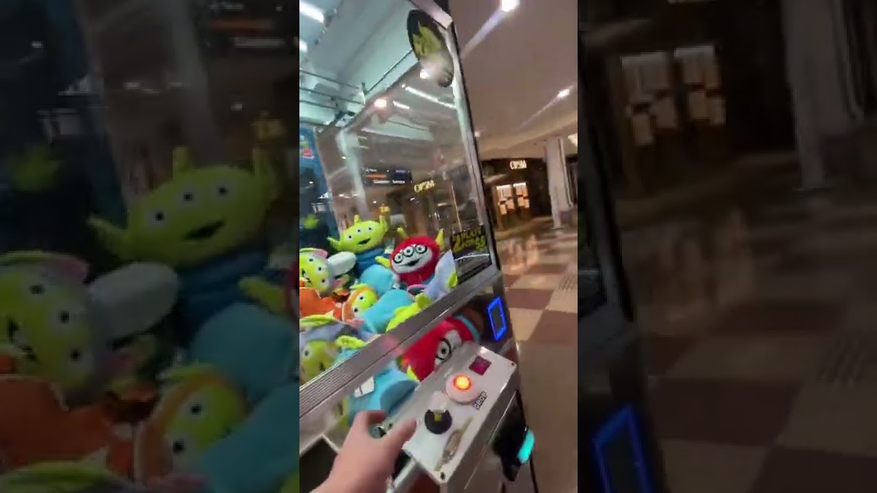 Tap Play Win Claw Machine Toy Story Alien Claw Machine Plush - YouTube