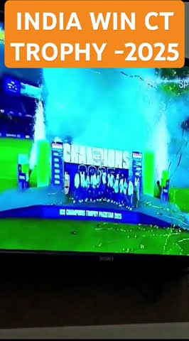 India Win CT Trophy-2025 #india #circket #dubai #trophy #shorts # ...