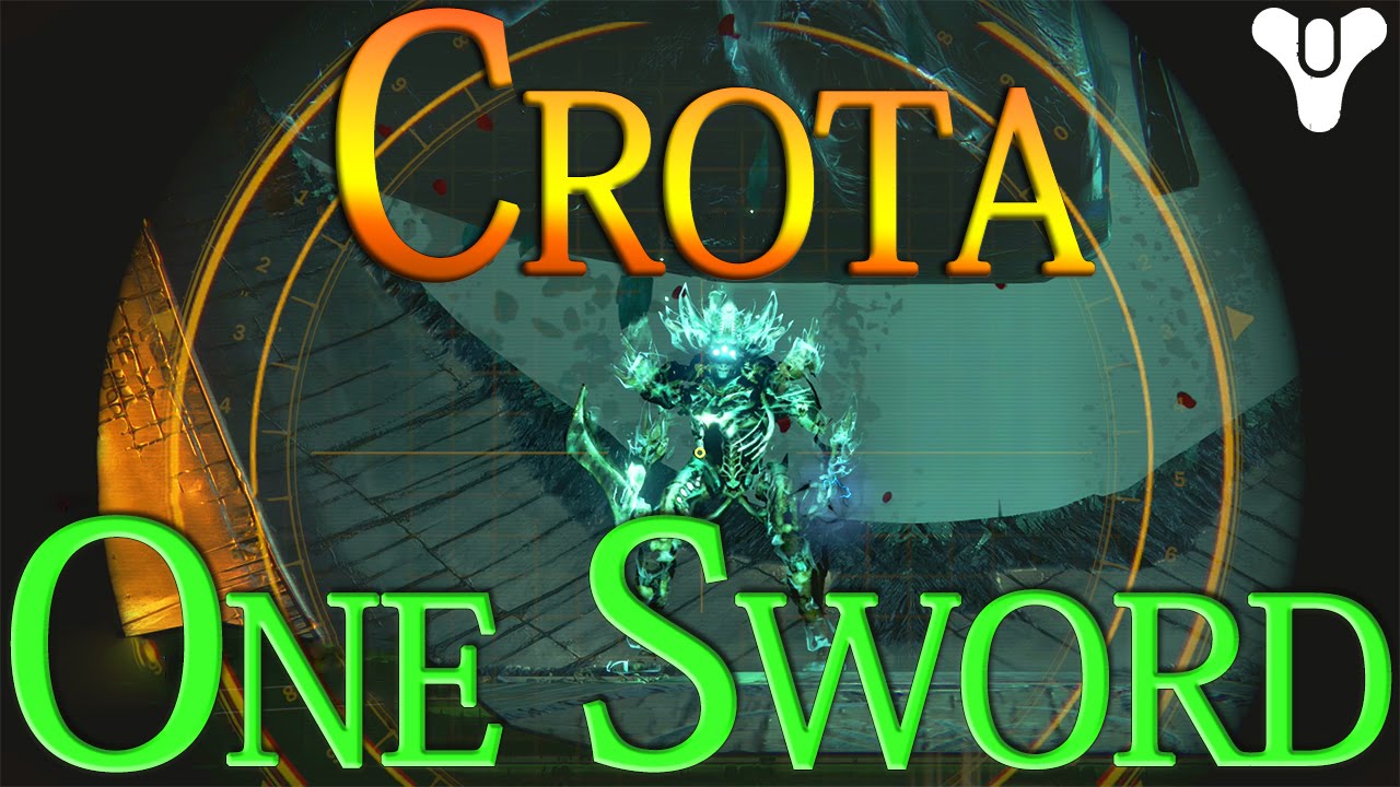 Destiny Crota's End Raid: Crota Beat in One Sword (Hard) - YouTube