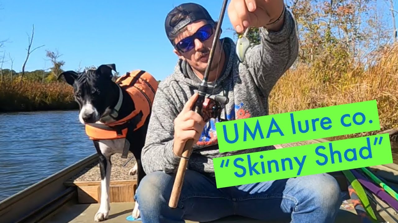 Fishing the UMA “skinny Shad” crank bait - YouTube