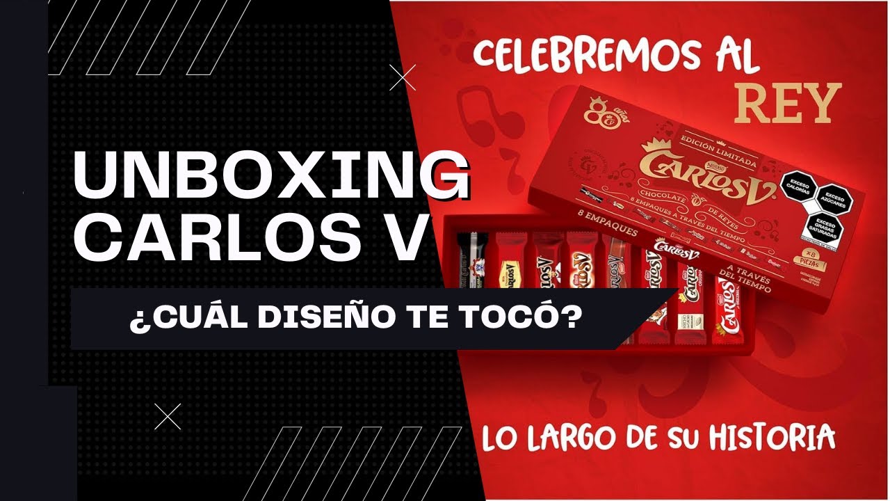 Unboxing Caja de Chocolates Carlos V Edición 80 Años - YouTube