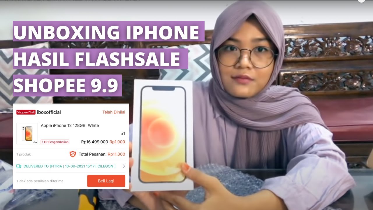 IPHONE 12 FLASHSALE SHOPEE 9.9 RP.1000 #FWNSHOPEE - YouTube