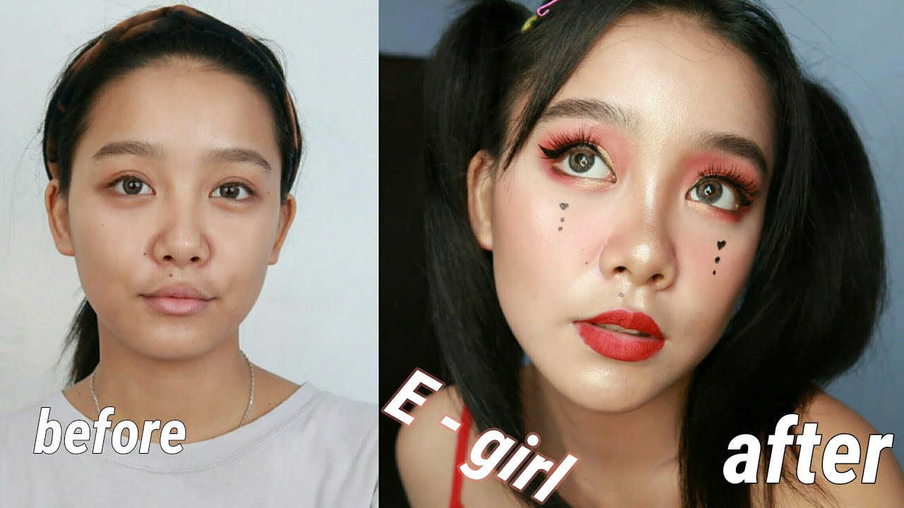 TRANSFORMING MYSELF INTO E-GIRL - YouTube