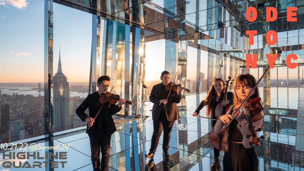 "ODE TO NY" - 10.21.22 Concert Teaser - Summit OV - Highline String Quartet - YouTube