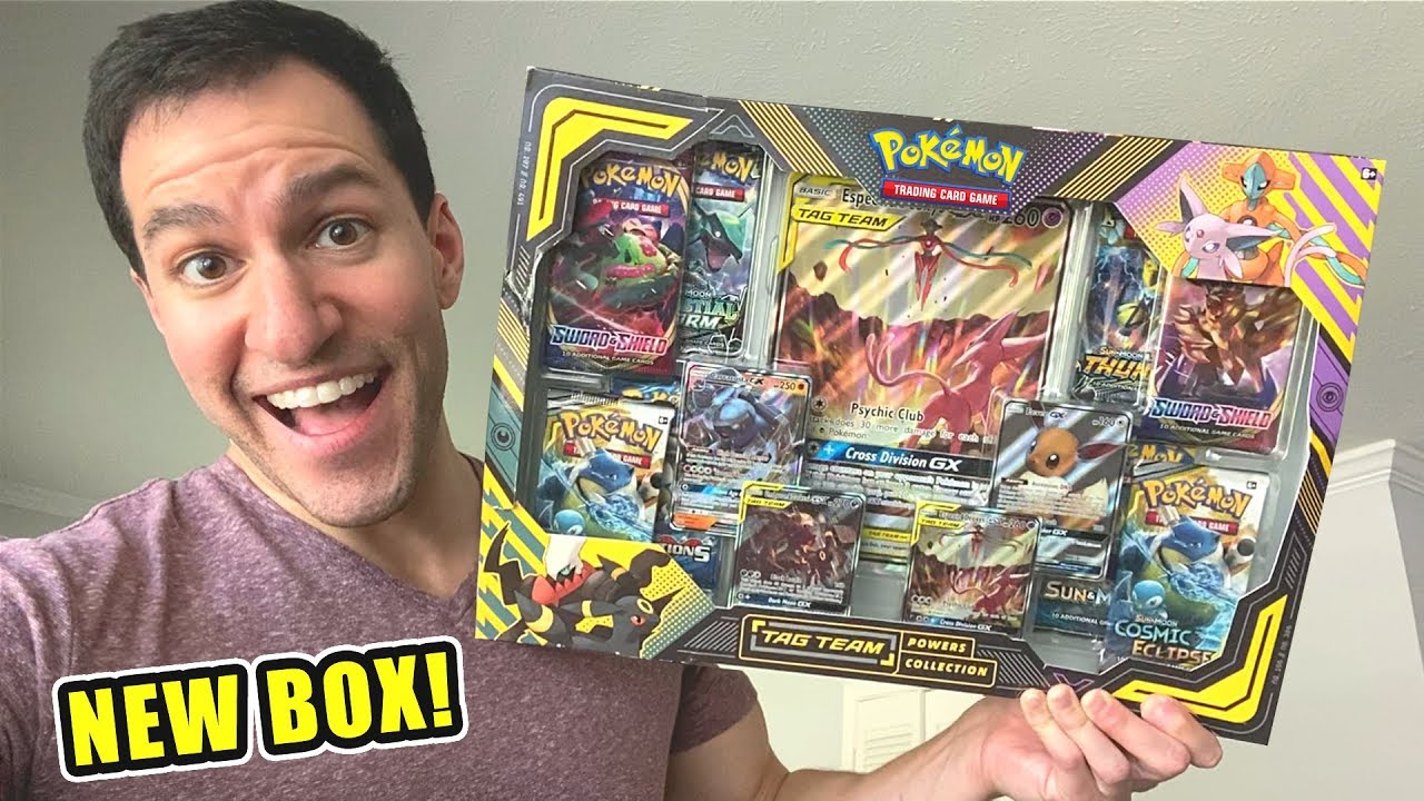 *NEW TAG TEAM POWERS COLLECTION BOX!* Pokemon Cards Opening! - YouTube