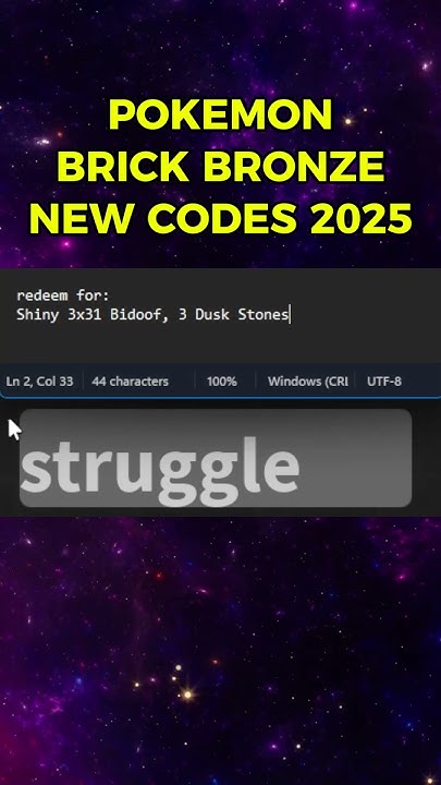 POKEMON BRICK BRONZE CODES 2025! (Project Aero) - YouTube
