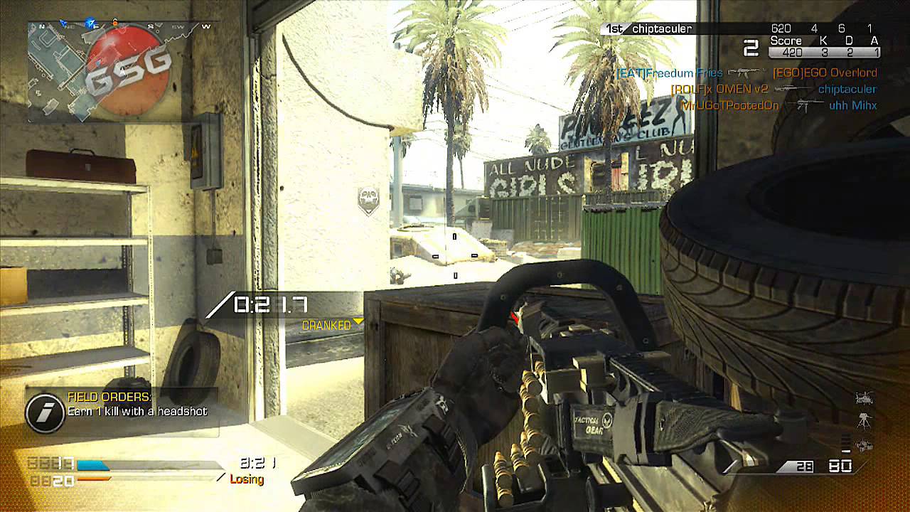 Call of Duty: Ghosts | Chainsaw Vs A Gas Station | LIVE GAMEPLAY - YouTube