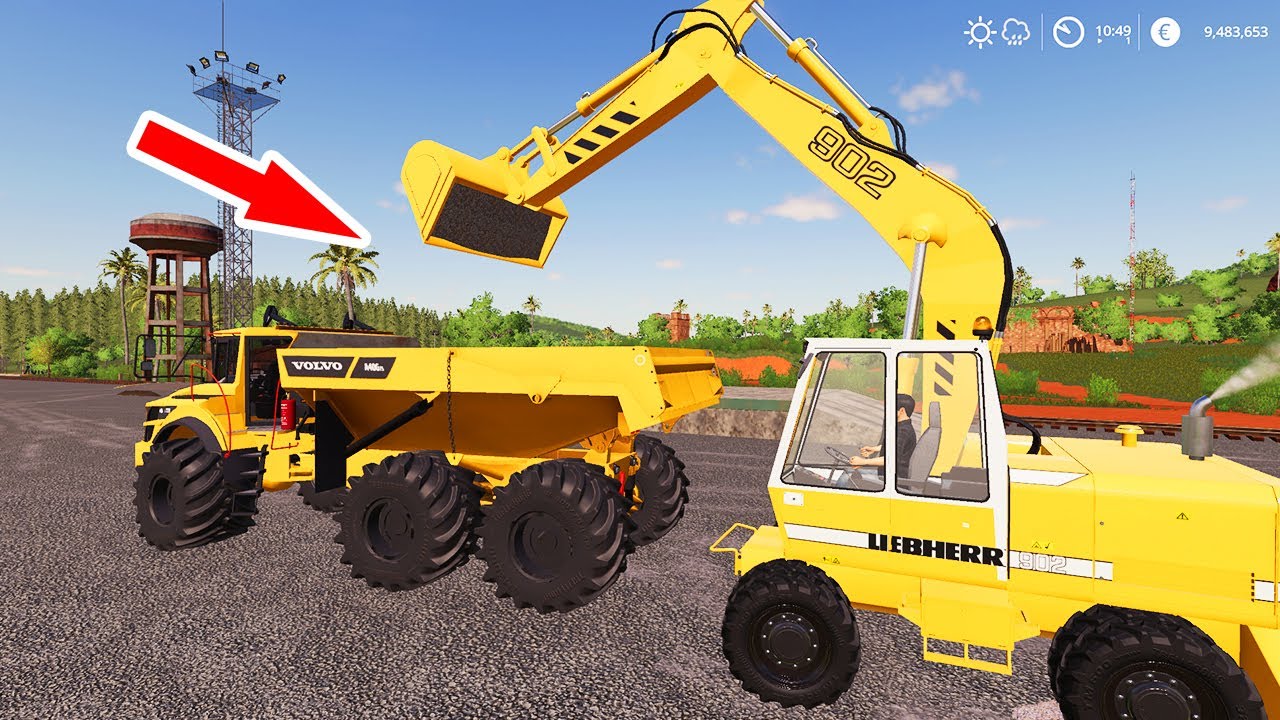 Farming Simulator 19: Best Paying Construction Jobs!!!! Mining ...