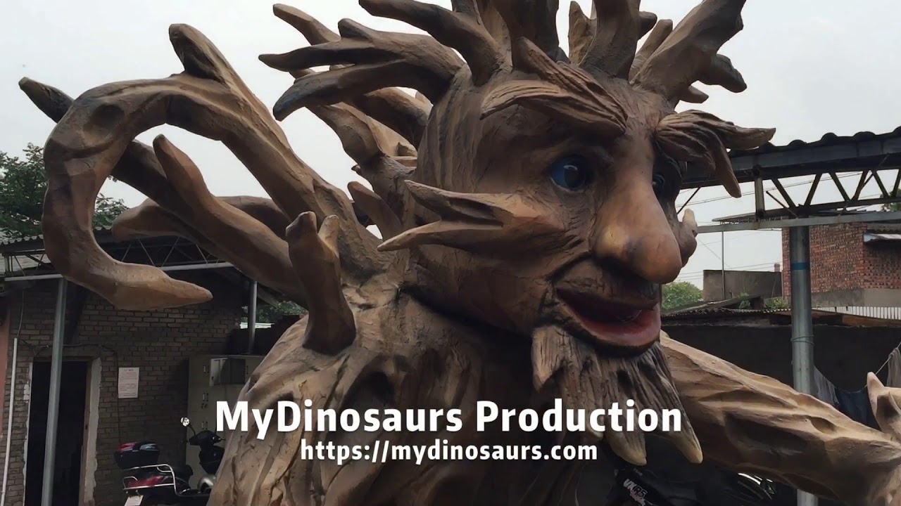 Animatronic Talking Tree Mythology - YouTube
