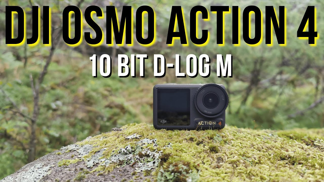 DJI Osmo Action 4 D-Log M 10-Bit In Low Light Grading Test - YouTube