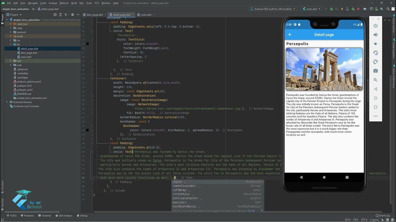 Hero Animation in Flutter(Flutter tutorial) - YouTube