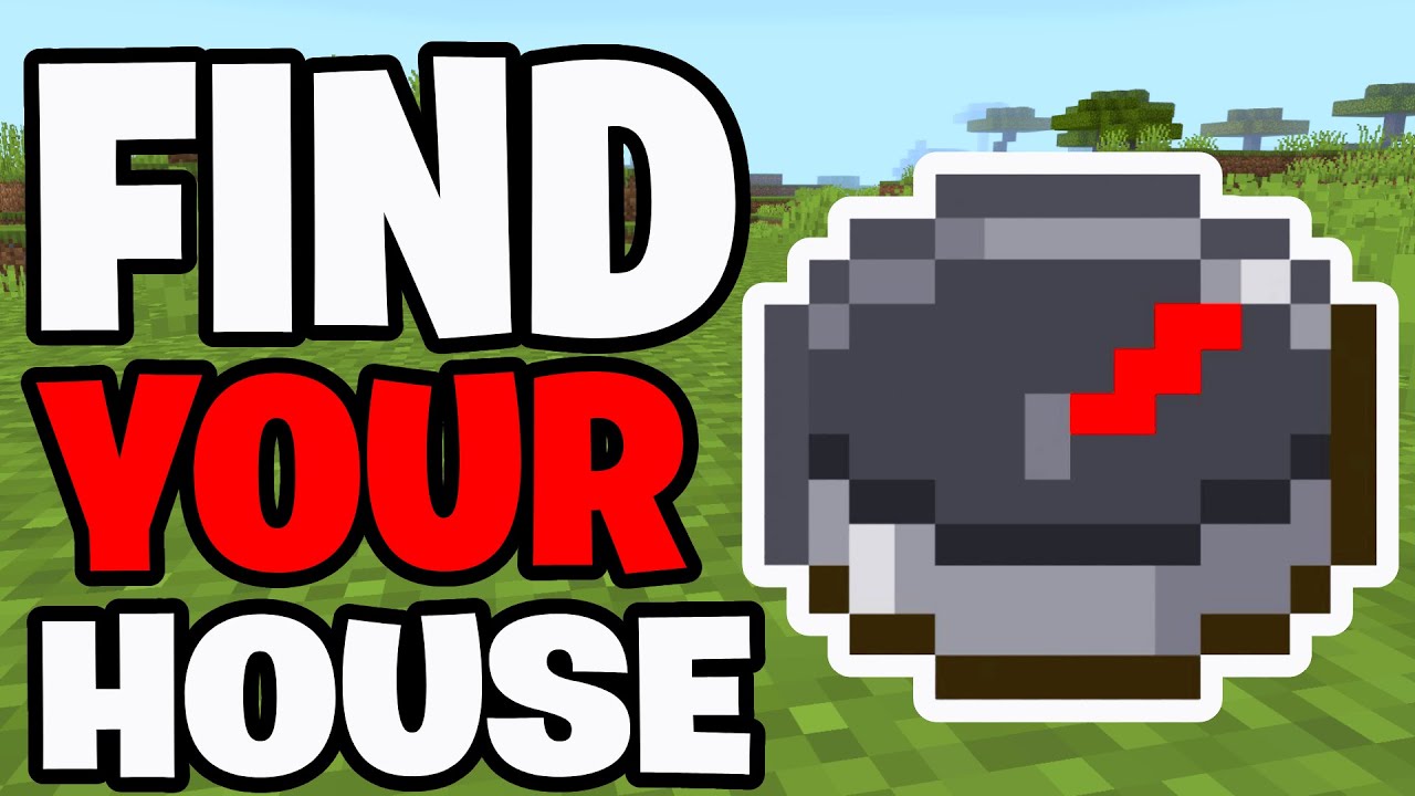 How To Use Compass In Minecraft To Find Your House! - Java & Bedrock ...