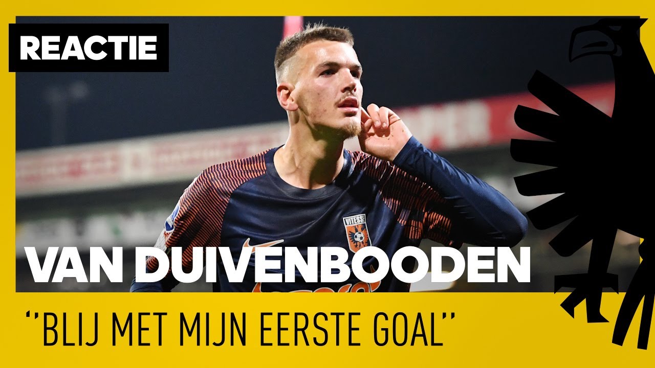REACTIE | Simon van Duivenbooden blij met eerste goal voor Vitesse ⚽️ ...
