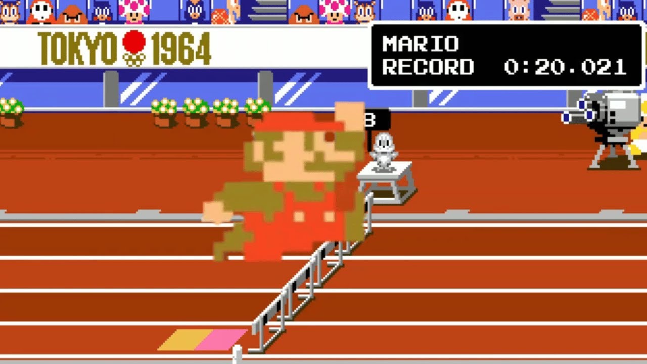 Mario & Sonic at the Tokyo 1964 Olympic Games 400m Hurdles All ...
