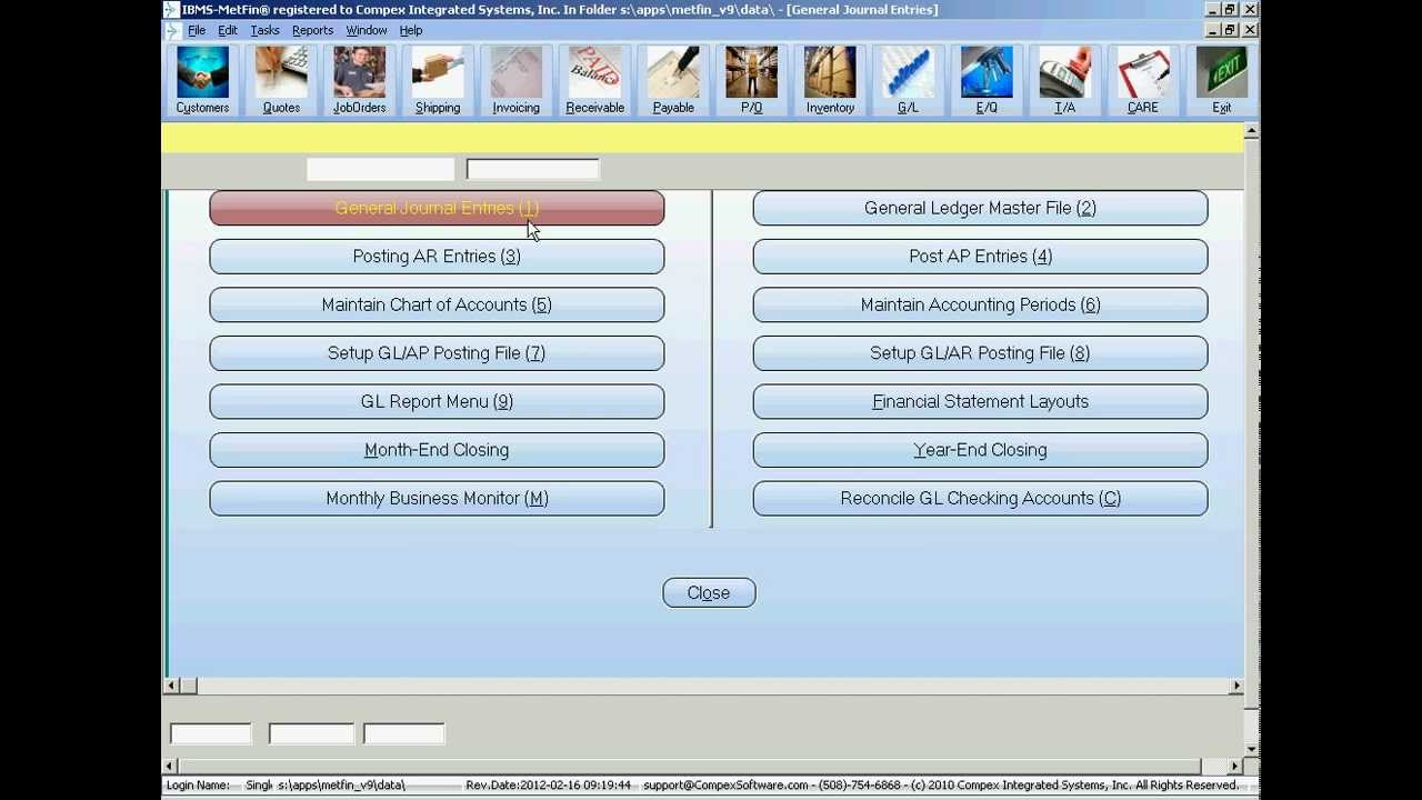 How To Post GL AR AP Entries - YouTube
