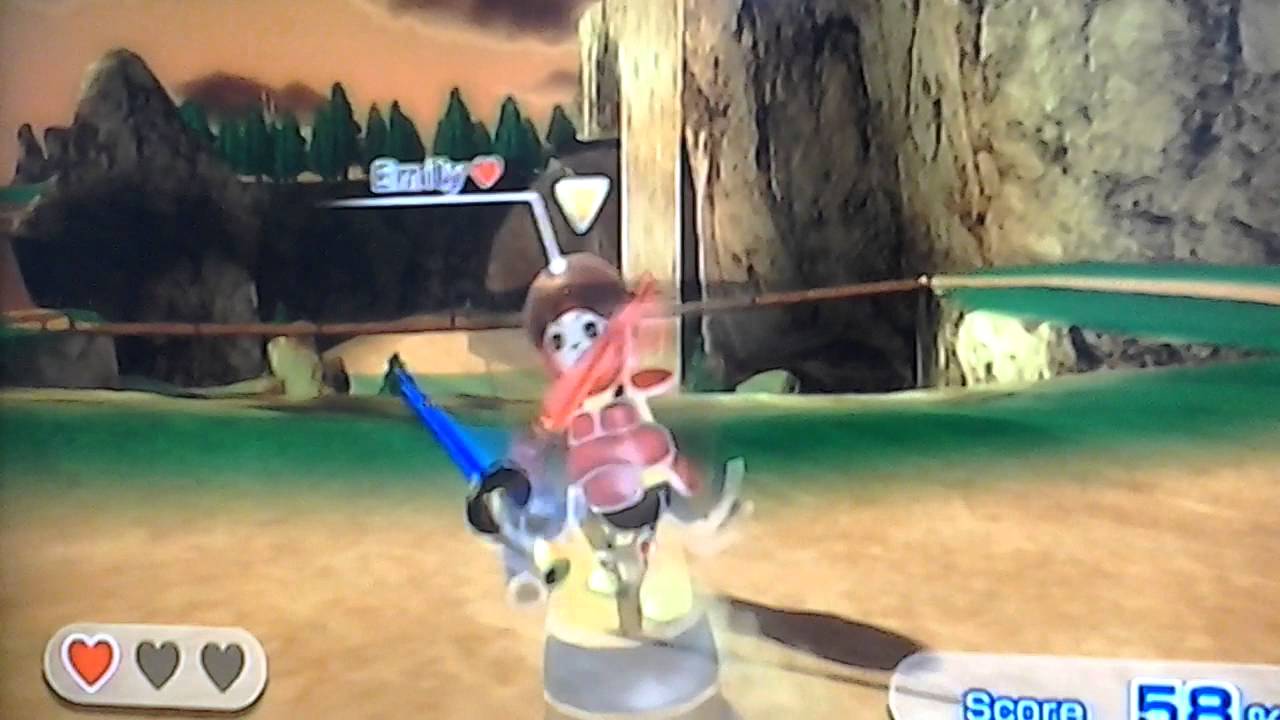 Wii sports resort swordplay showdown stage 11 - 19 - YouTube