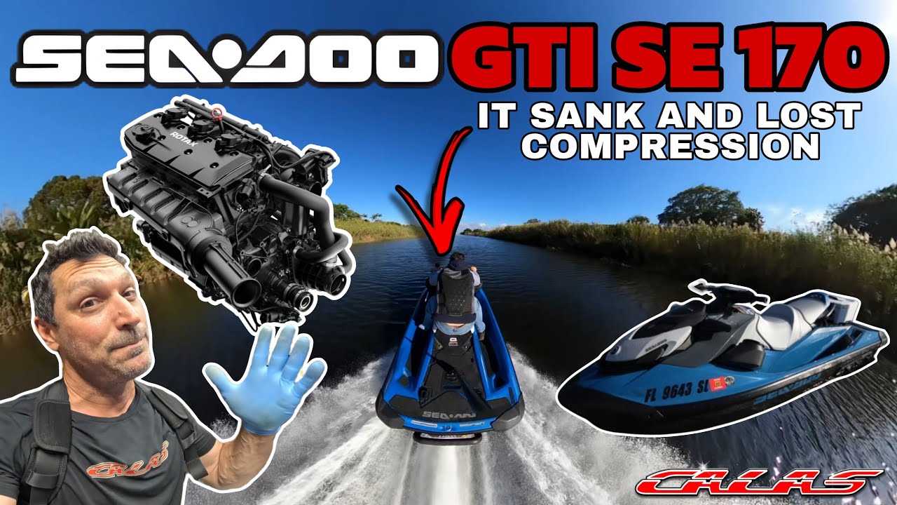 2021 Sea-Doo GTI SE 170 NO COMPRESSION, Timing Chain? Rotax engine ...