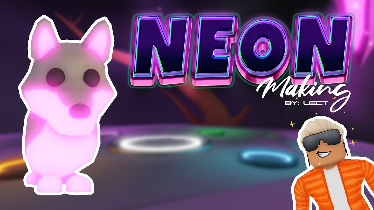 Making MEGA NEON WOLF in Roblox Adopt Me! - YouTube