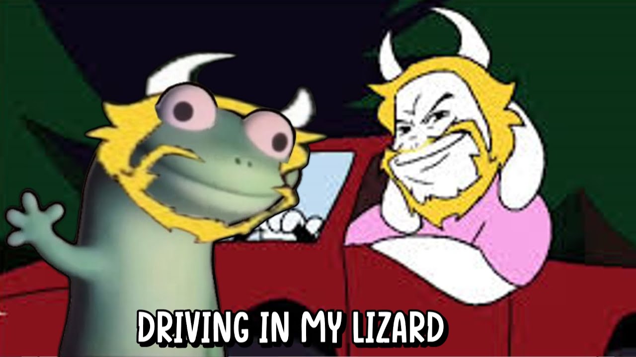 Asgore Driving in my Lizard - YouTube
