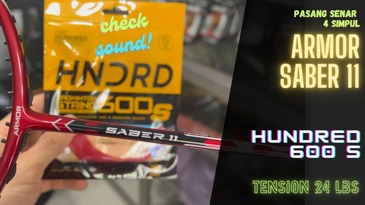 ARMOR Saber 11 & HUNDRED 600S red M24 C24 - YouTube