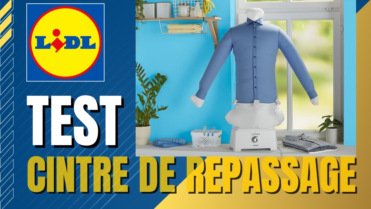TEST : LES PRODUITS LIDL / CINTRE DE REPASSAGE - YouTube
