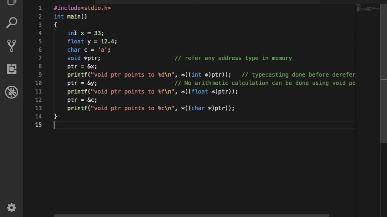 Void Pointers In C Programming Part 32 Tamil Yogesh Coding Youtube
