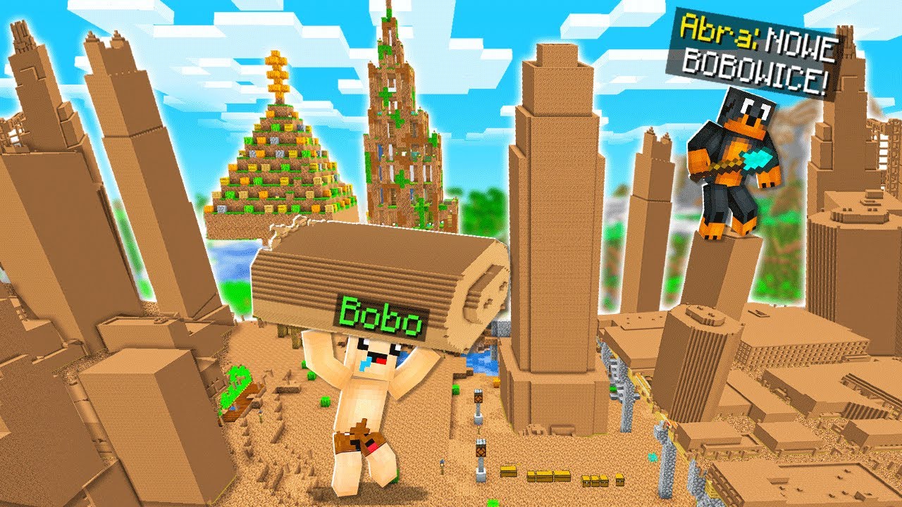 BOBO ZBUDOWAŁ NOWE BOBOWICE i UKRYWA TO… PRZEDE MNĄ w Minecraft! 😭 ...