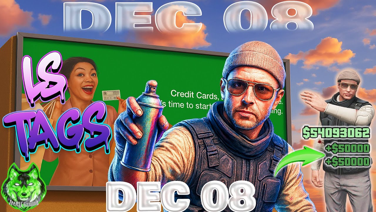 GTA Online LS Tags Location Today December 08 | I Found ALL 5 LS Tags in GTA Online Today! - YouTube