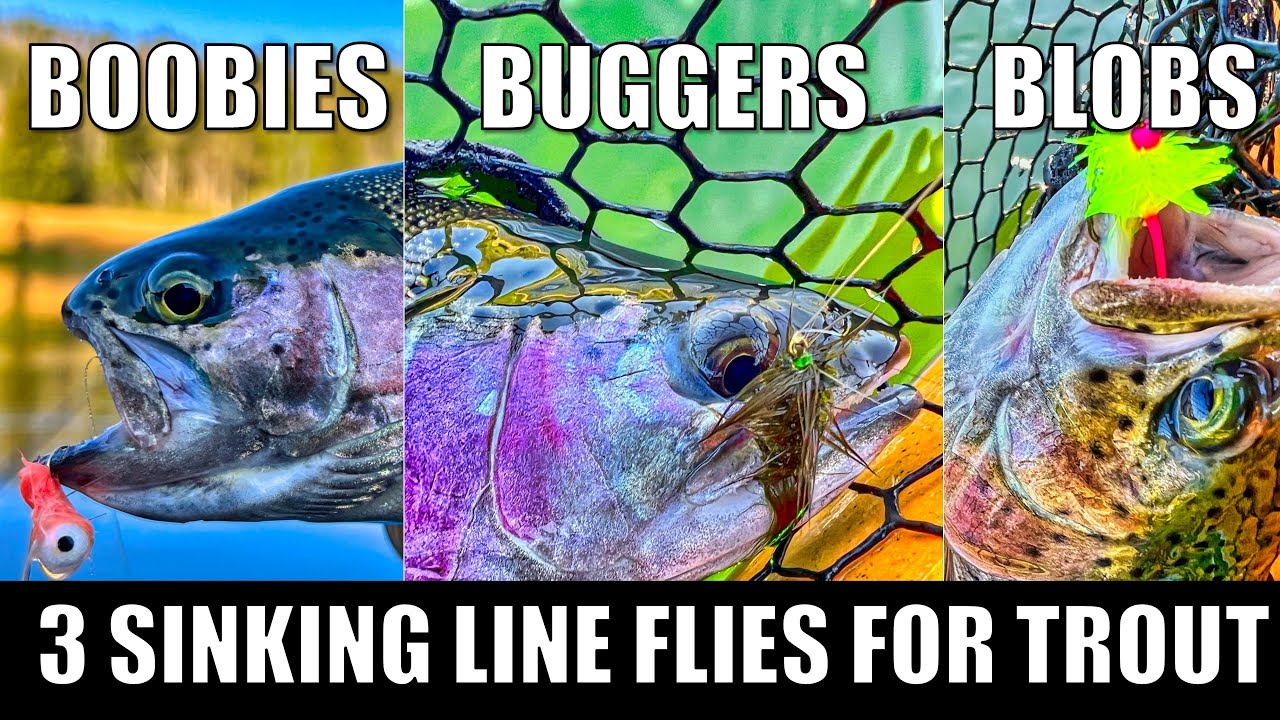 3 Trout Fly Patterns I Use on Lakes: Boobies, Buggers, and Blobs Oh My ...
