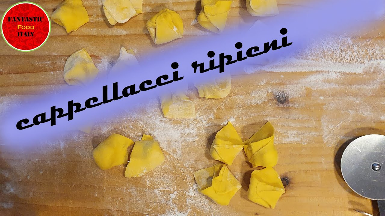 CAPPELLACCI con ripieno di FUNGHI e RICOTTA - YouTube