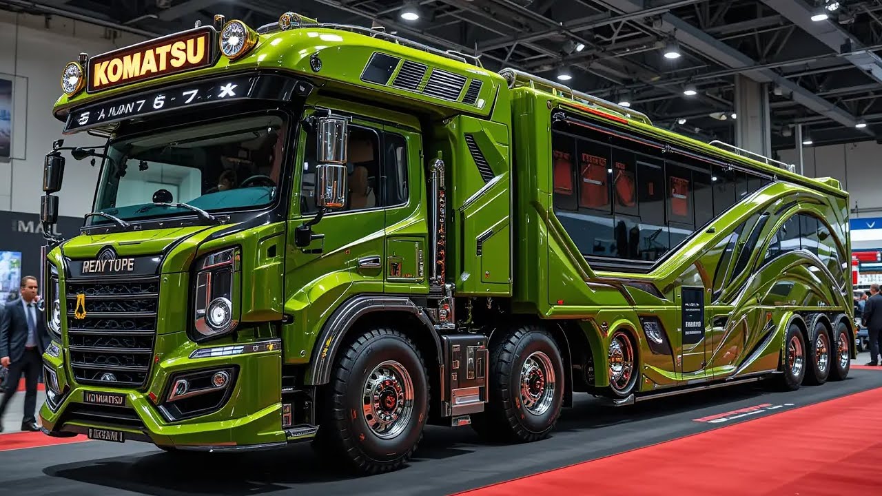 2026 Komatsu D39PX Motorhome | A Bulldozer Transformed Into Luxury RV ...