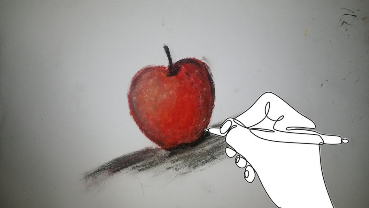 Twilight Apple Drawing