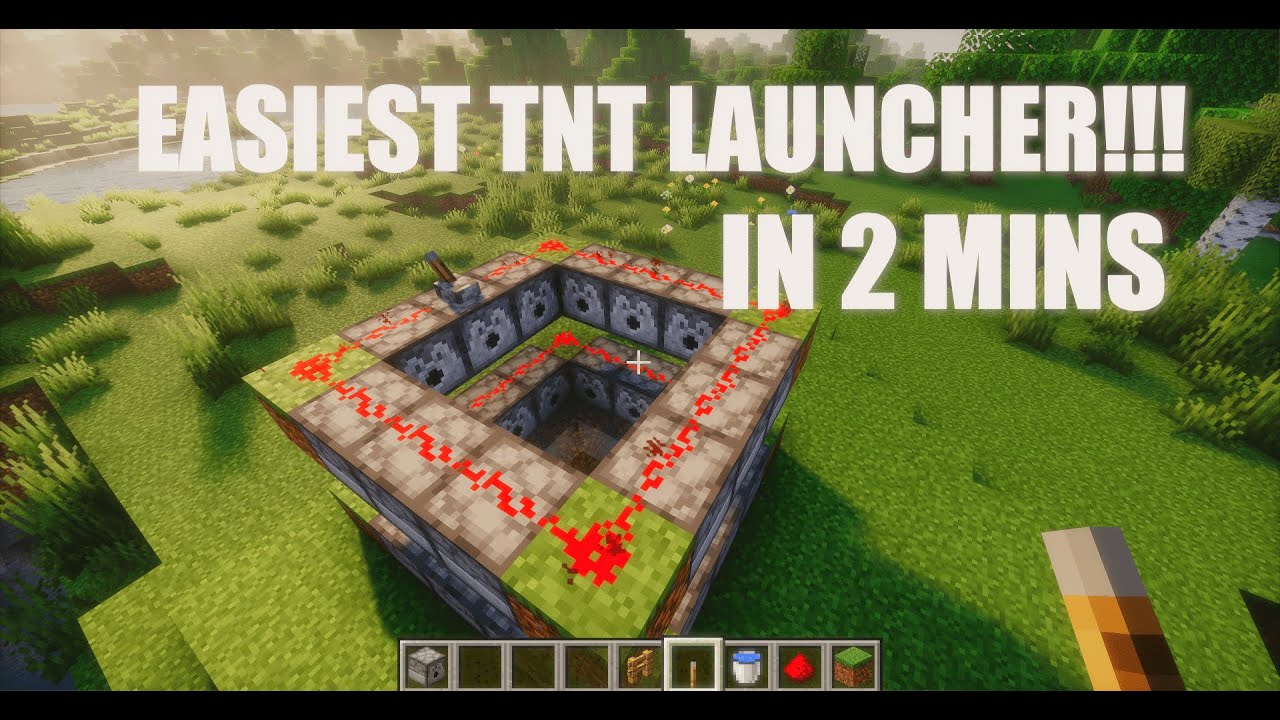 EASIEST TNT launcher!!!(In 2 MINS) - YouTube